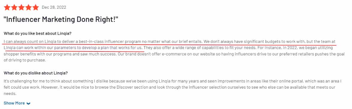 Linqia Review + Features and Pricing + Top Alternatives in 2026