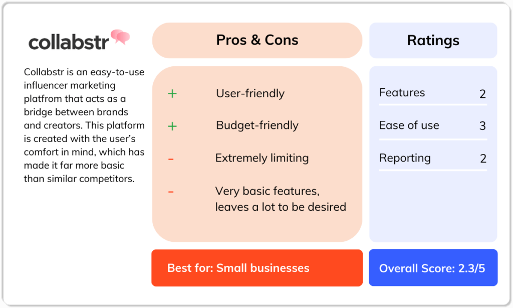 Collabstr Review in 2025: Features, Pricing, Reviews, Top Alternatives ...